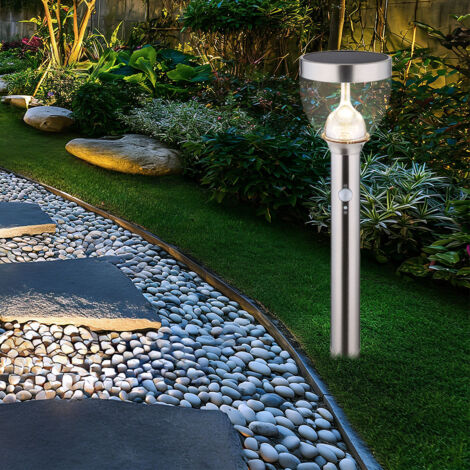 Solar Gartenleuchte Bewegungsmelder Wegleuchte Außen Solar Gartenlampen ...