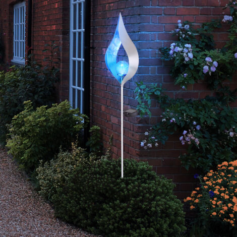 LED Solarlampen für Außen Gartendeko Erdspieß Solar Gartenlampe ...