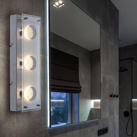 Deckenleuchte Deckenlampe Wandleuchte Wandlampe Stahl gebürstet, chrom ...