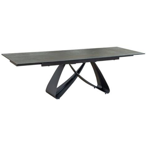 Table de salle à manger ZAREL – Extensible 180 à 260 cm – Rectangulaire ...