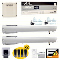 Faac Handy S418 Kit Automazione Cancello Battente 24v + Coppia Fotocellule