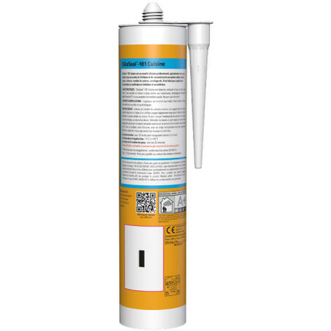 SIKA Sikaseal-181 Masilla de silicona para cocina - Negra - 300ml