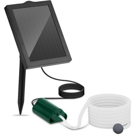 Bomba de aire solar - 1 piedra difusora - 120 l/h