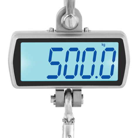 Dinamómetro digital - 500 kg / 0,1 kg - LCD - digital - mando a distancia
