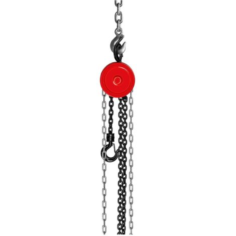 Paranco manuale a catena 1.000 kg 12 m Acciaio Paranco a Mano Paranco a ...