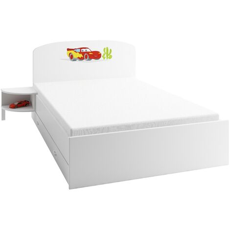 Cama CARS 120 x 200 cm - Versiones: sin colchón