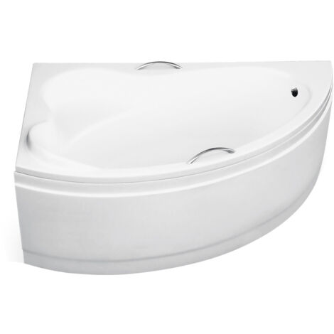 Bañera esquinera ORIEGO MAXI 140x90 cm ángulo derecho, con faldón