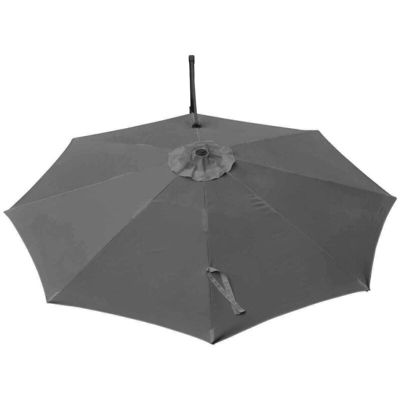 PROLOISIRS Toile Parasol Mat Déporté NH 350/8 Polyester 210gr SD - Gris