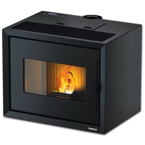FREEPOINT Poêle à granulés étanche Modo 9 Noir - 9 kW