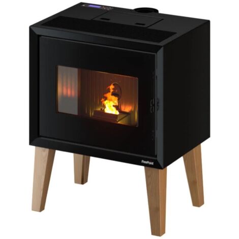 FREEPOINT Poêle à granulés étanche Modo 9 Wood Bi-Flux 9 Noir - 9 kW