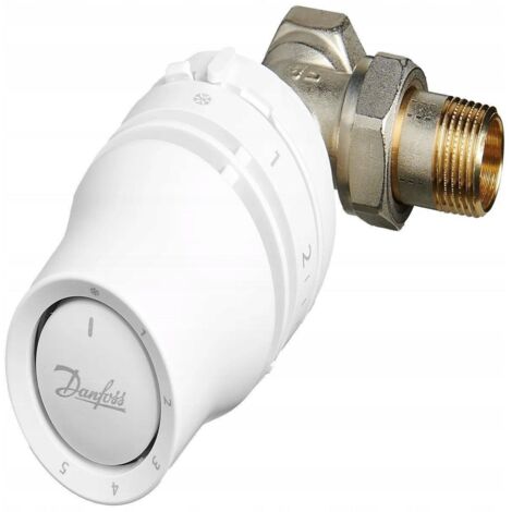 DANFOSS Kit corps et robinet thermostatique équerre clic-clac laiton ...