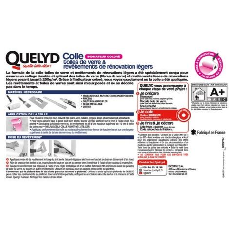 QUELYD Colle Toiles de verre, QUELYD, 5 kg