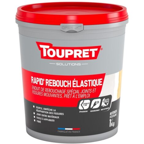 TOUPRET Enduit de rebouchage en pate Elastique TOUPRET 1 kg
