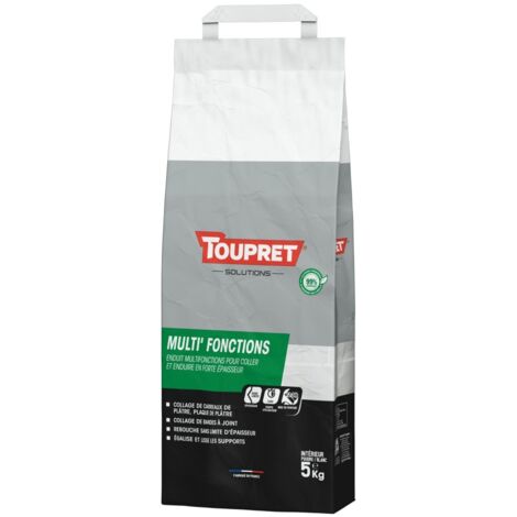 TOUPRET Enduit multifonction en poudre 5 kg