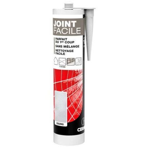 CERMIX Joint pâte carrelage CERMIX blanc 310 ml Joint facile ultra blanc 1m²