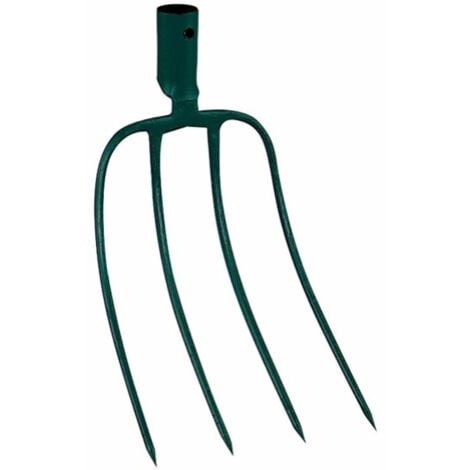 LEBORGNE - Fourche à fumier à douille 4 dents 0,85kg manche compositube ...