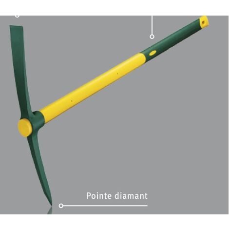 LEBORGNE Pioche Duopro douille ovale 2,3 kg - manche Novamax