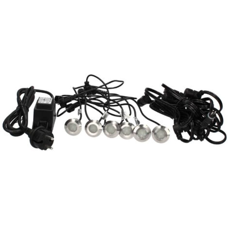 Lot de 6 spots encastrables extérieur 4.5W – Température 3000K – Lumens ...