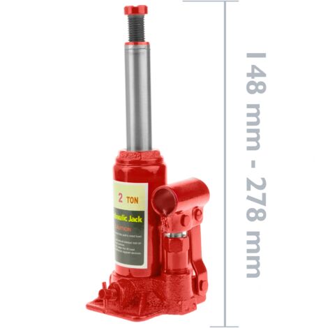 Cric bouteille hydraulique pour changer une roue de voiture 2T ...