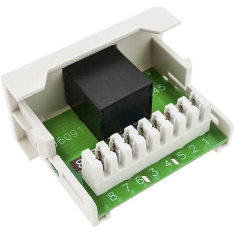 BeMatik - Module de 45x22 5mm RJ45 Cat.5e