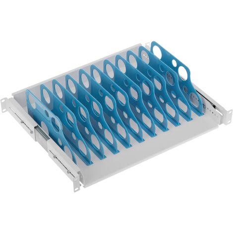 RackMatic - Étagère amovible pour armoire rack 19" avec 10 divisions ...