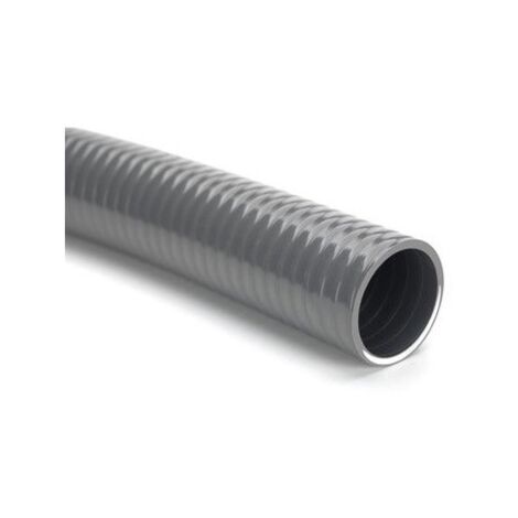 Tubería PVC Flexible hidrotubo Gris, 25mm, 25 metros
