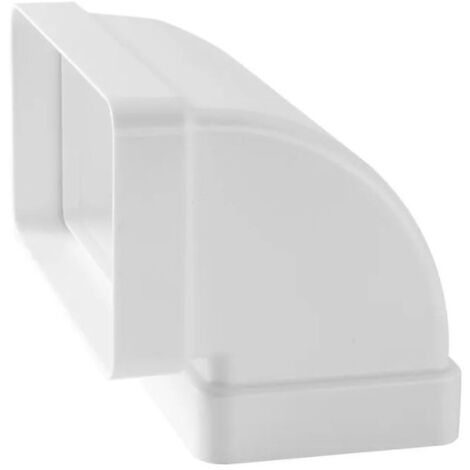 Codo Rectangular Vertical 90º 55x110 mm Accesorio de Extracción Ignífugo para Aireadores ...