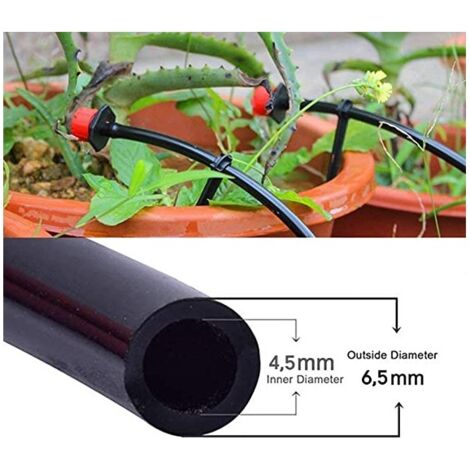 Microtubo Flexible 4,5 x 6,5 mm 50 metros Tubo Microtubo riego por ...