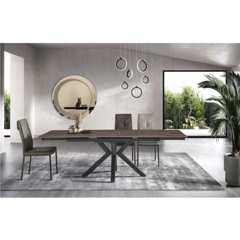 Tavolo cucina allungabile 240 cm piano gre's porcellanato Tek JACKY