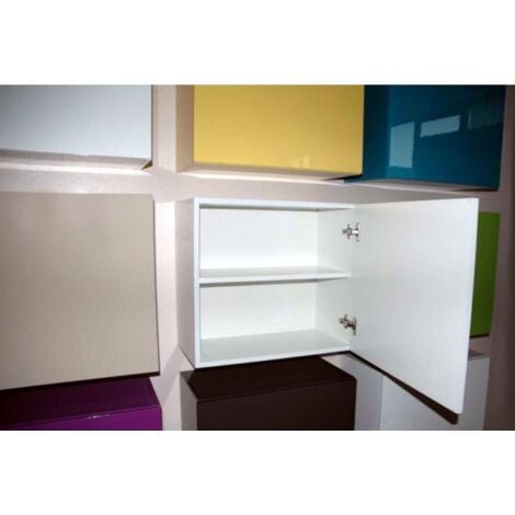 Mobile Pensile cubo ad 1 anta COLORS BIANCO