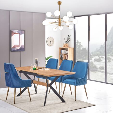 Blaze LUX Soho Dining Set - an Oak Extendable Dining Table and Set of 4 ...