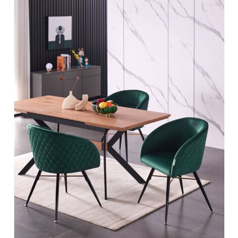 Blaze LUX Vittorio Dining Set - an Oak Extendable Dining Table and Set ...