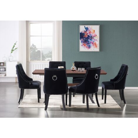 Blaze LUX Windsor Dining Set - a Walnut Extendable Dining Table and Set ...