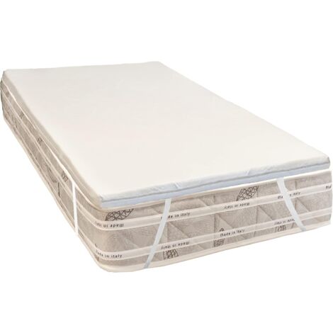 Qualydorm Topper Correttore Materasso Singolo Ortopedico in Memory Foam ...