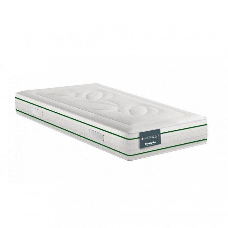 Matelas Dunlopillo EUGEN 7 120 x 190 x 22 cm mousse 14 cm 100% Latex accueil moelleux soutien ferme