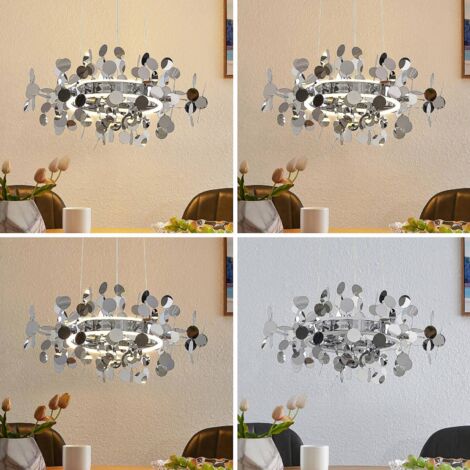 LED Suspension à intensité variable 'Glimmo' en aluminium pour salon ...