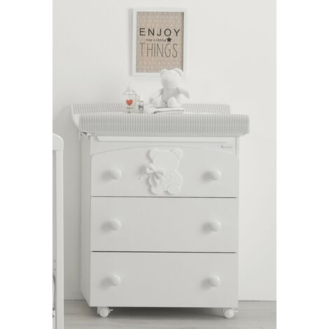 Bagnetto-fasciatoio Funky Azzurra Design Bianco fasciatoio per neonati ...