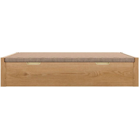 Canapé Abatible Arcón de madera con tirador embutido altura 34 cm ...