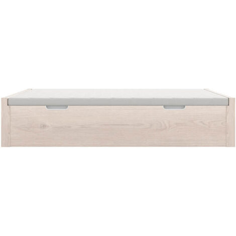 Canapé Abatible Arcón de madera con tirador embutido altura 34 cm ...