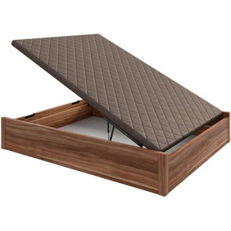 Canapé Abatible Arcón de madera con tirador embutido altura 34 cm ...