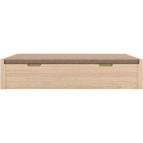 Canapé Abatible Arcón de madera con tirador embutido altura 34 cm ...