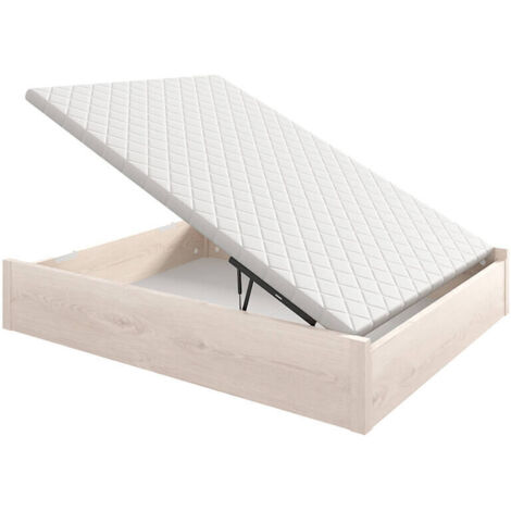Canapé Abatible Arcón de madera con tirador embutido altura 34 cm ...