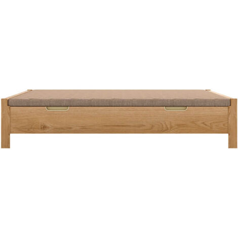 Canapé Abatible Arcón de madera con patas y tirador embutido altura 34 ...