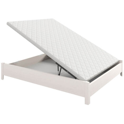 Canapé Abatible Arcón de madera con patas y tirador embutido altura 34 ...