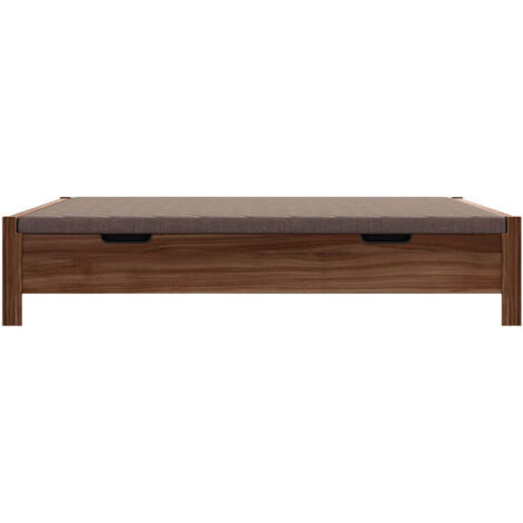 Canapé Abatible Arcón de madera con patas y tirador embutido altura 34 ...