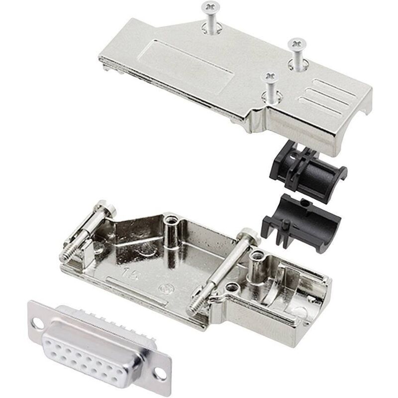 ENCITECH DCMR15-FK-DBS-W-K 6355-8065-12 KIT EMBASE SUB-D FEMELLE 90 ° NOMBRE DE PÔLES (NUM): 15 ...