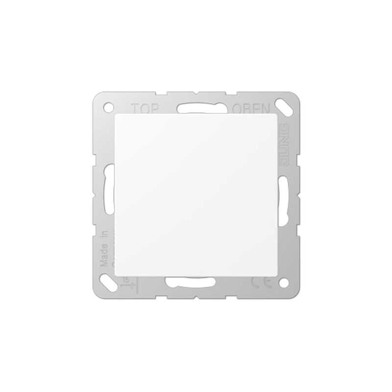 COUVERCLE AVEUGLE A, BLANC MAT (RÉFÉRENCE : JUNG A594-0WWM) A5940WWM