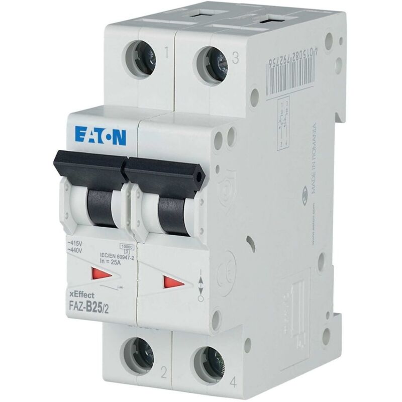 EATON (MOELLER) DISJONCTEUR FAZ-B25/2Â B 25Â A, DISJONCTEUR DE CIRCUIT ...