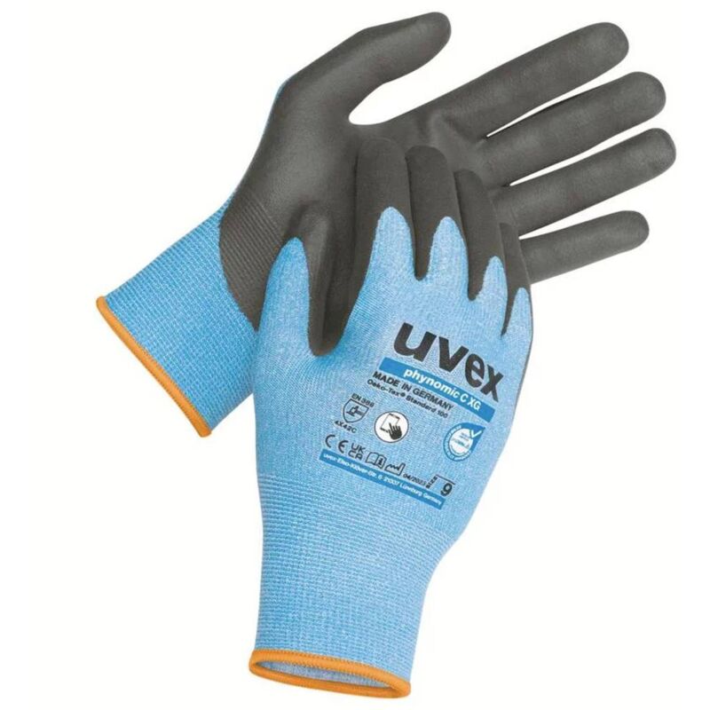 UVEX PHYNOMIC C XG 6004707 GANTS DE PROTECTION CONTRE LES COUPURES TAILLE: 7 EN ISO 21420:2020 ...