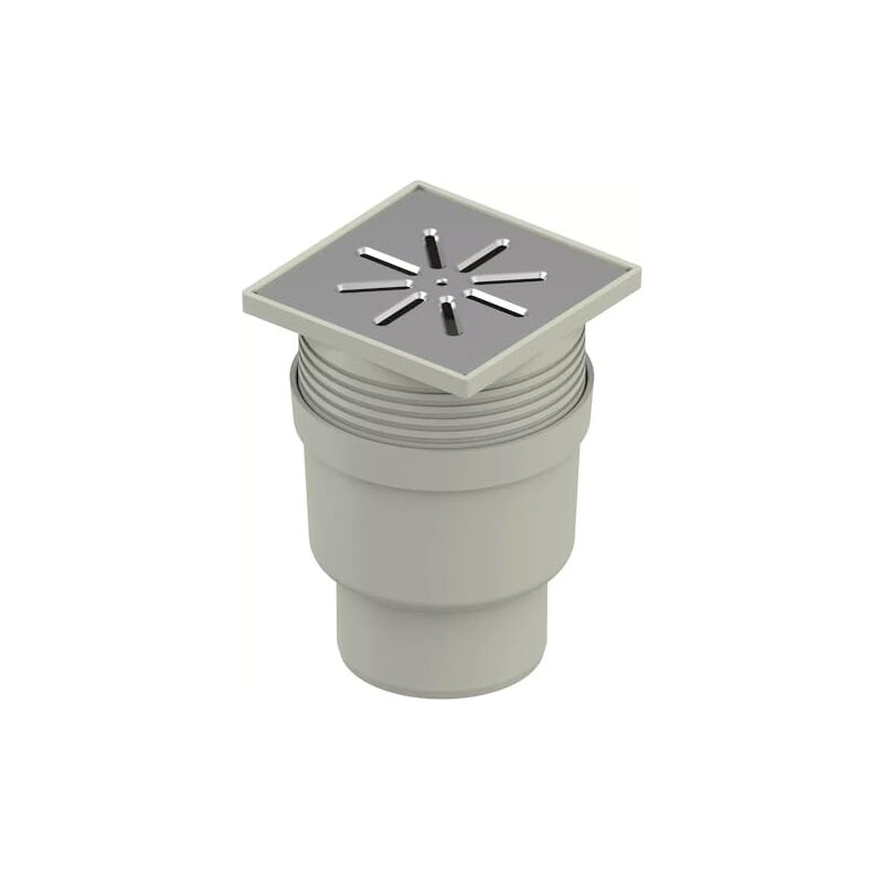 UPONOR AQUA AMBIENT DN 110 SIPHON DE SOL VERTICAL STANDARD AVEC GRILLE ...